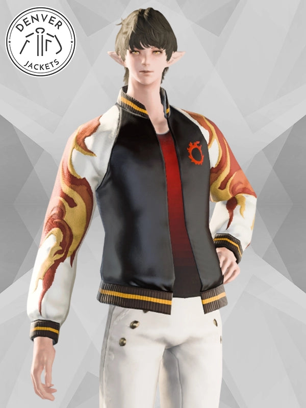 Final Fantasy FFXIV Inferno Jacket | FF14 Bomber Jacket – Denver Jackets